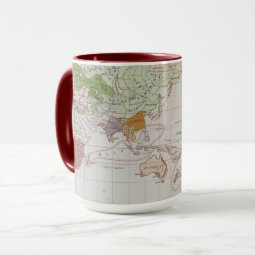 Map showing the Languages of the World Mug | Zazzle