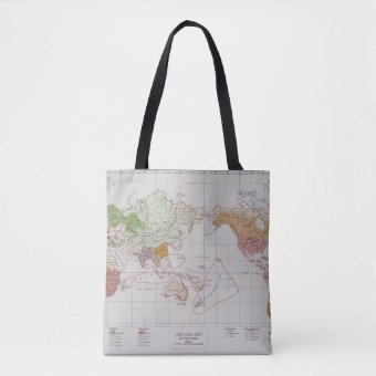 Map showing the Languages of the World Tote Bag | Zazzle
