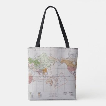 Map showing the Languages of the World Tote Bag | Zazzle