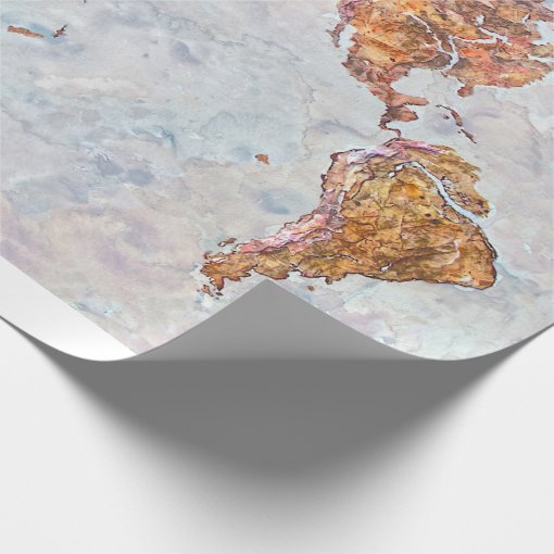 map wrapping paper | Zazzle