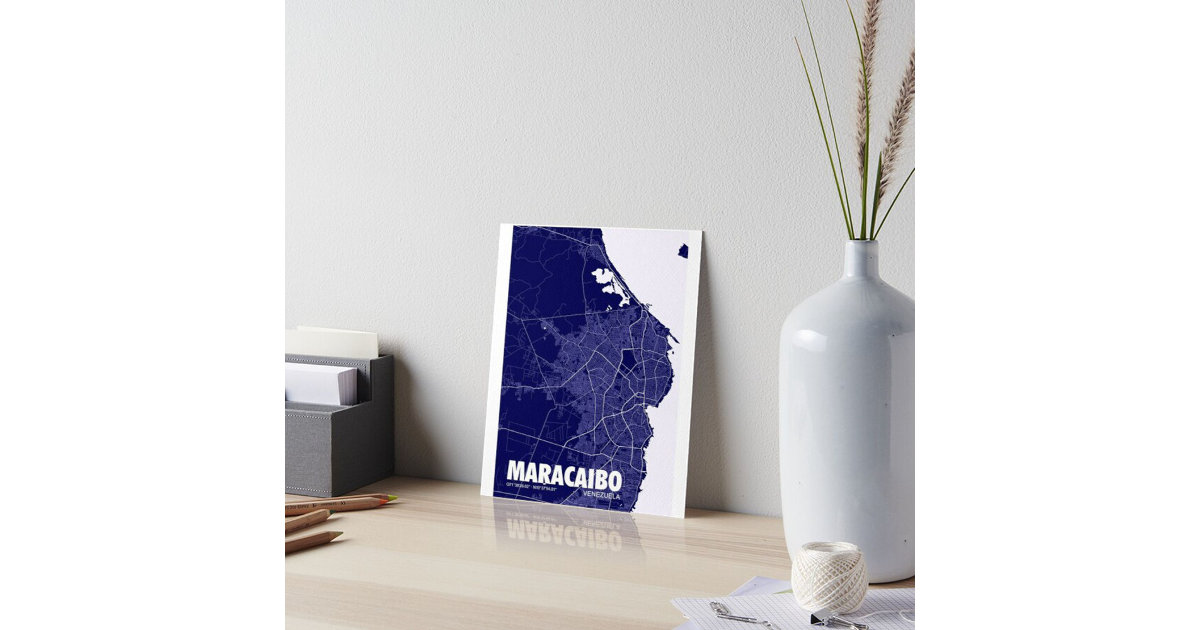 Mapa de Maracaibo - Venezuela Travel City Map Poster | Zazzle