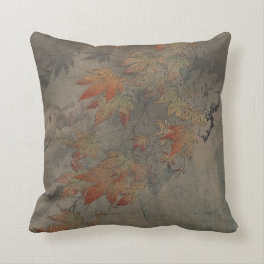 Maple Branch Throw Pillow | Zazzle.com