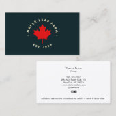 Maple Leaf Business Card | Zazzle