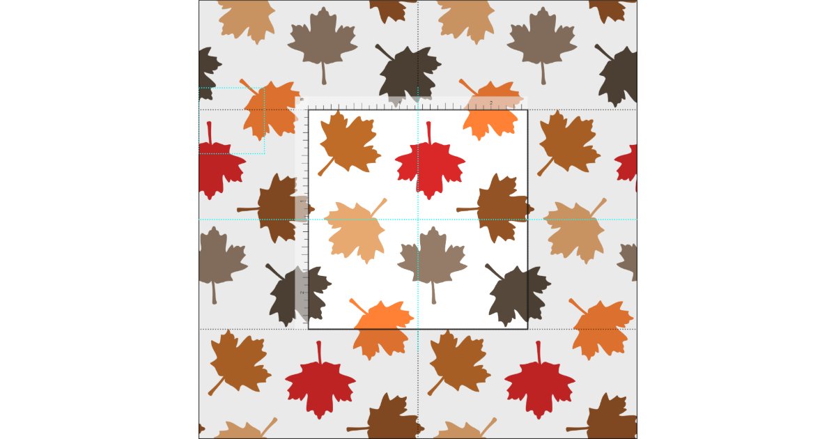 Maple Leaf Fabric | Zazzle