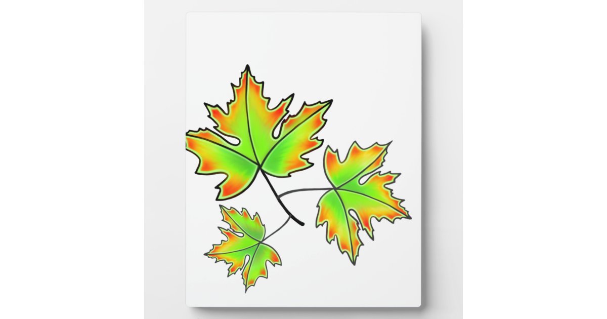 Maple Leaf Plaque | Zazzle