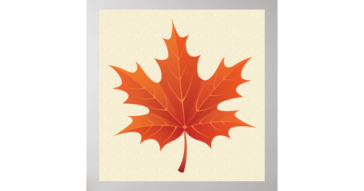 Maple Leaf Poster | Zazzle