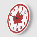 Maple Leaf Wall Clock | Zazzle