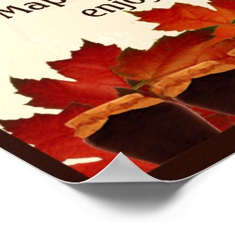 Maple Syrup Country Kitchen Poster | Zazzle