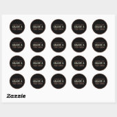 Maple Syrup Grading Label Very Dark Black Gold | Zazzle
