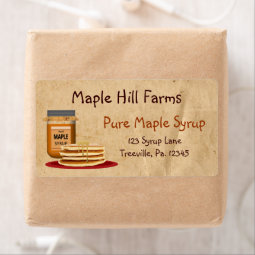 Maple Syrup Label | Zazzle