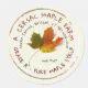 Maple Syrup Maple Leaf Rustic Editable Label | Zazzle