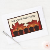 Maple Syrup Sticker Label | Zazzle