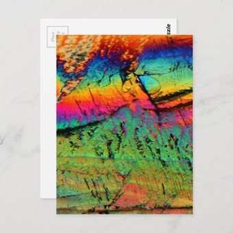 maple syrup under a microscope postcard | Zazzle