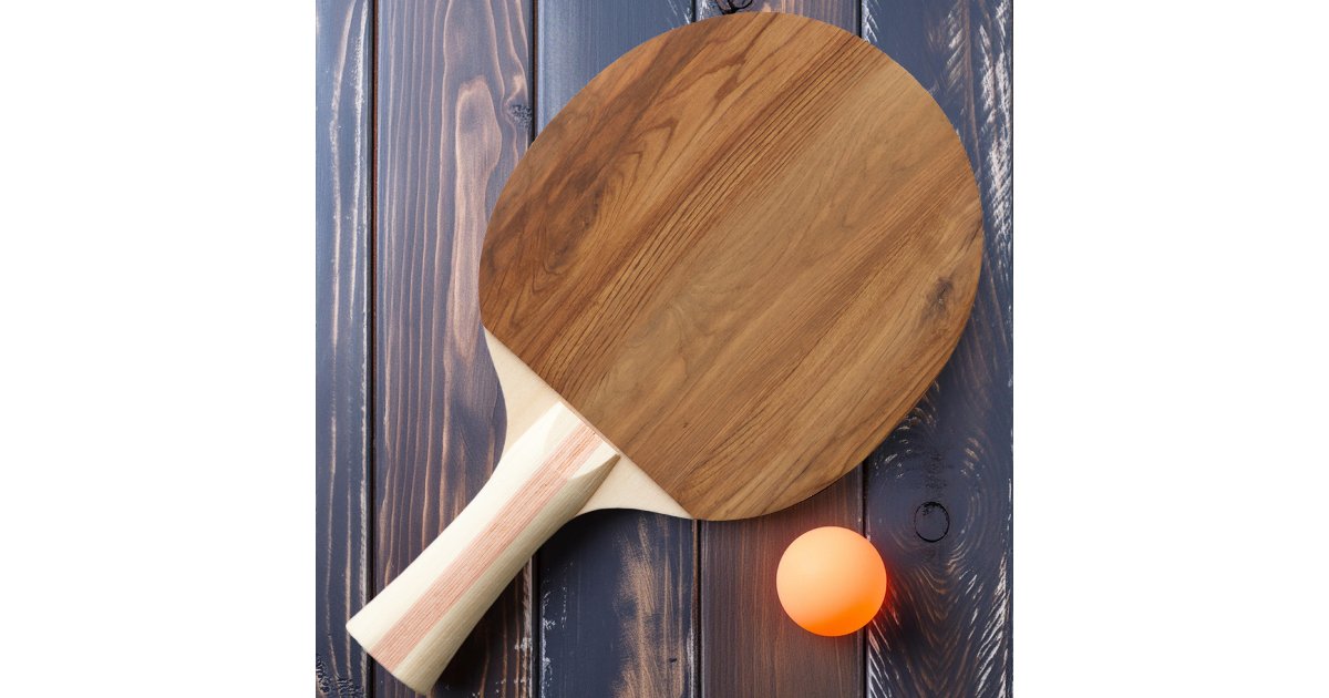 Maple Wood Ping Pong Paddle | Zazzle