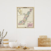 Maps of Door County, Sturgeon Bay and Jenny Poster | Zazzle