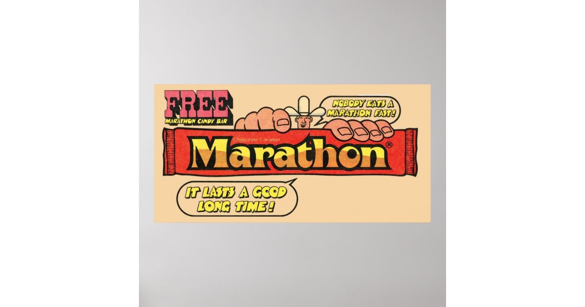 Marathon Candy Bar Poster | Zazzle