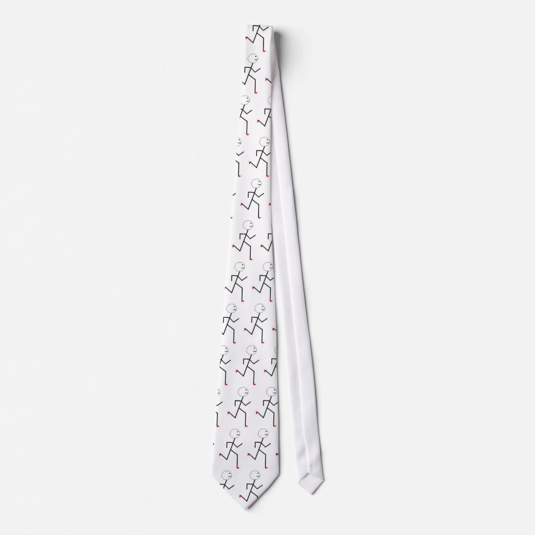 Marathon Day at the Office Neck Tie | Zazzle