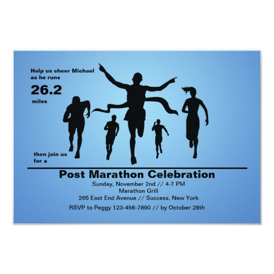 Printable Running Invitation
