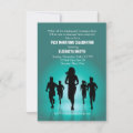 Marathon Run - Post Marathon Party Invitation | Zazzle