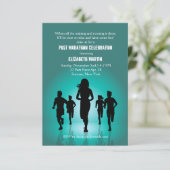 Marathon Run - Post Marathon Party Invitation | Zazzle