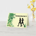 Marathon Runner Card | Zazzle