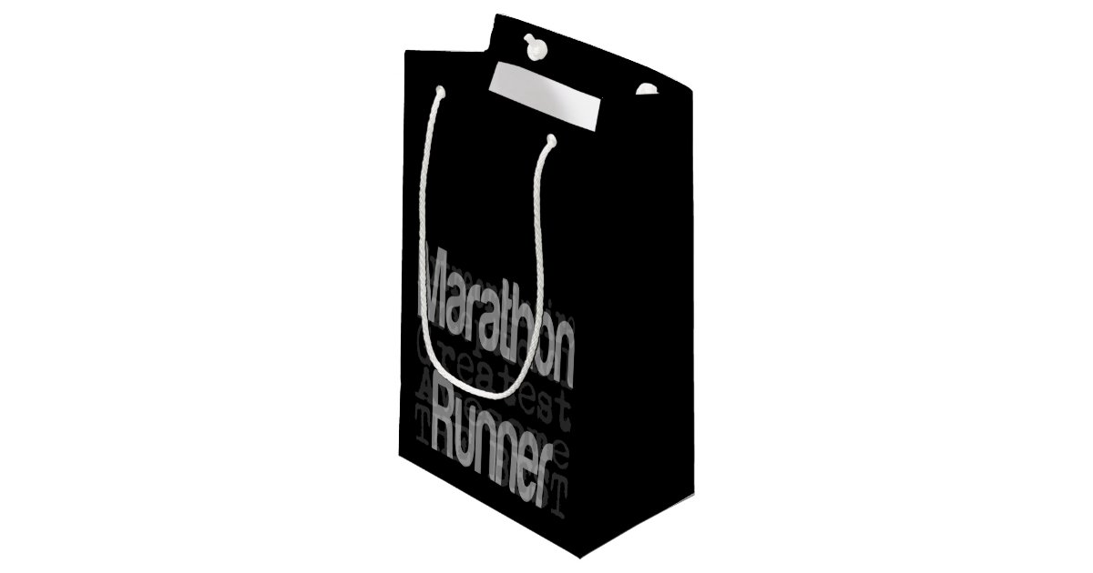 Marathon Runner Extraordinaire Small Gift Bag | Zazzle