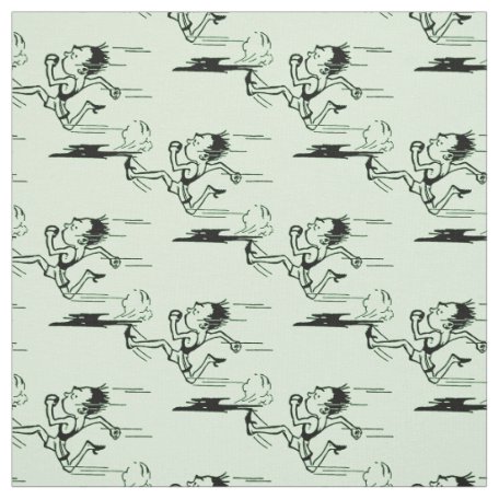 Marathon Runner Fabric | Zazzle