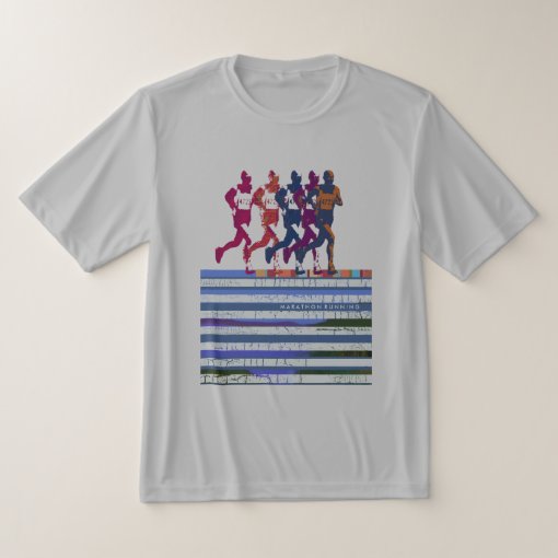 marathon . running T-Shirt | Zazzle