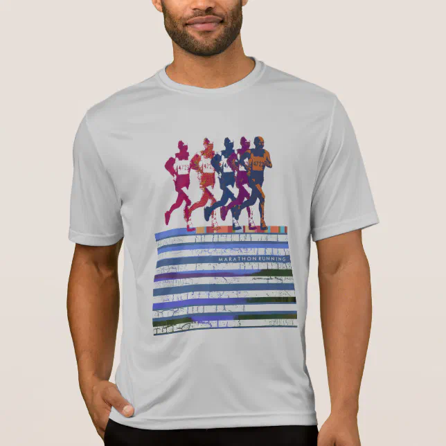 marathon . running T-Shirt | Zazzle