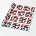 Marathon Wrapping Paper | Zazzle