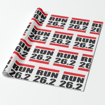 Marathon Wrapping Paper | Zazzle
