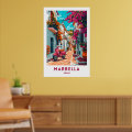Marbella Spain Travel Print Poster Wall Art | Zazzle