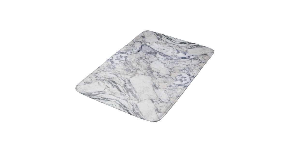 Marble Bath Mat | Zazzle