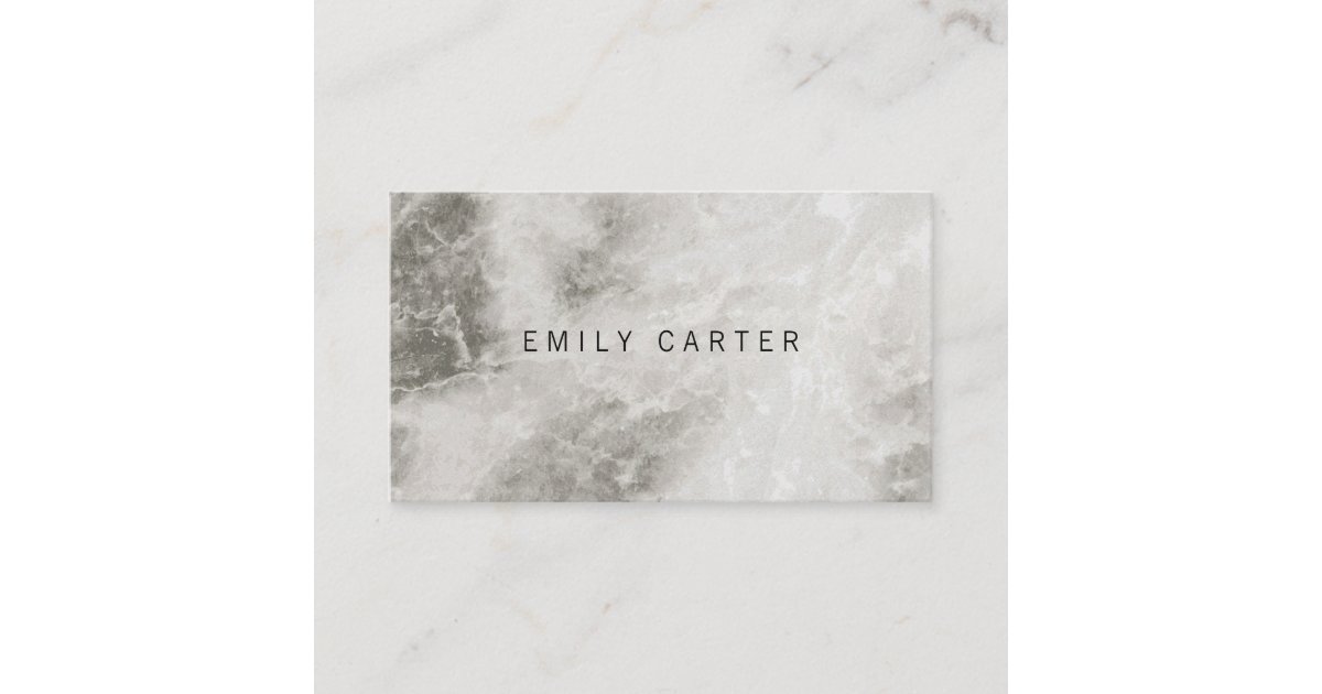 Marble Business Card | Zazzle