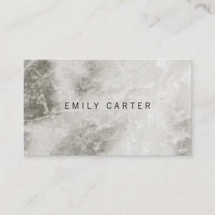 Marble Business Card | Zazzle
