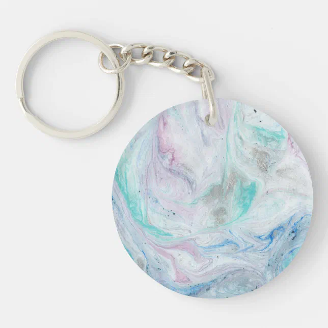 Marble I Keychain | Zazzle
