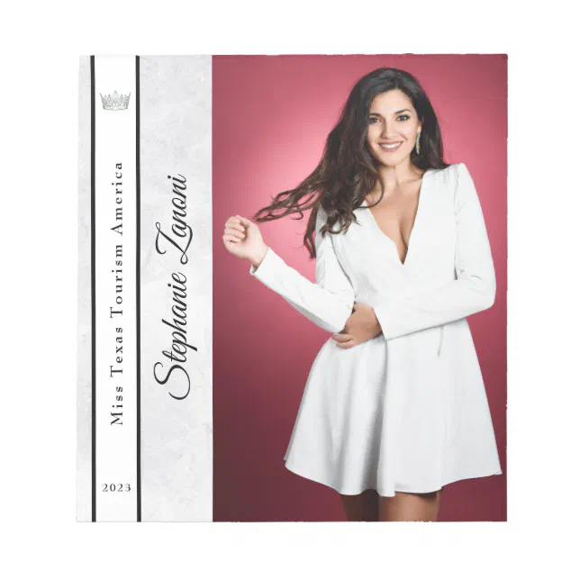 Marble Ice - Custom Pageant Autograph Pad SM | Zazzle