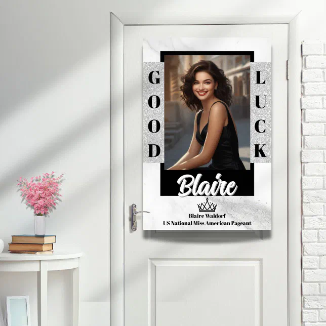 Marble Ice Pageant Door Banner Poster | Zazzle