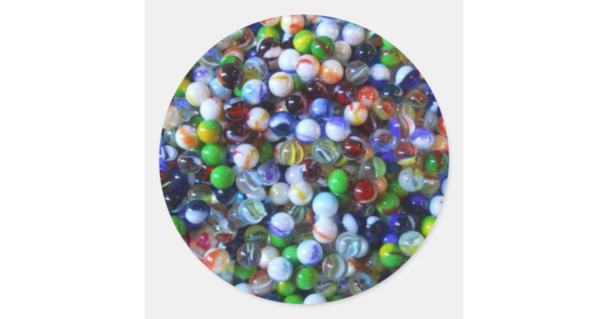 Marble Marbles Sticker Stickers | Zazzle