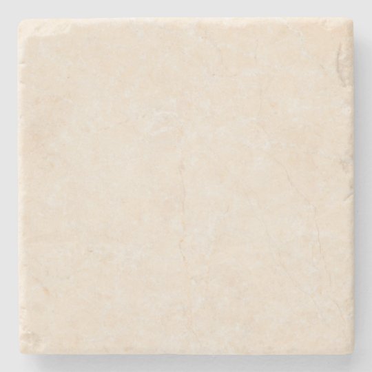 Marble Stone Cream Neutral Tile Background Blank Stone Coaster | Zazzle.com