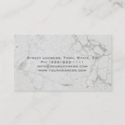Marble Stone Works/Countertops/Monuments Cool Card | Zazzle