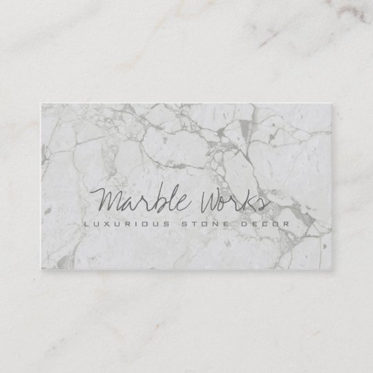 Marble Stone Works/Countertops/Monuments Cool Card | Zazzle.com