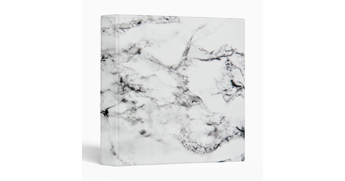 Marble texture 3 ring binder | Zazzle