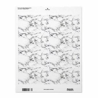 Marble texture label | Zazzle