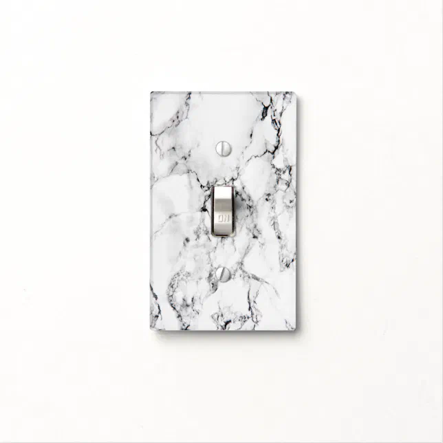 Marble texture light switch cover | Zazzle