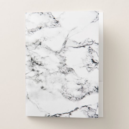 Marble texture pocket folder | Zazzle.com