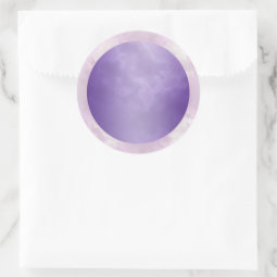 Marbled Purple Round Label | Zazzle