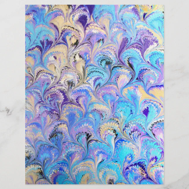 Marbled Scrapbook Paper | Zazzle