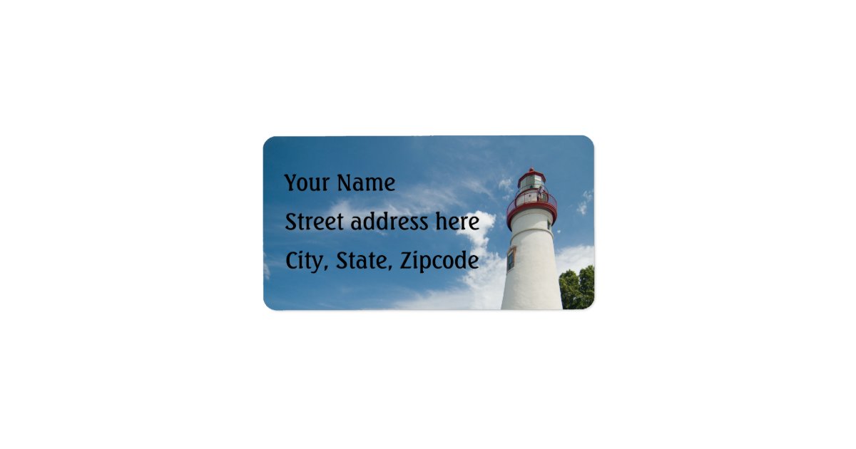 Marblehead Lighthouse Label | Zazzle