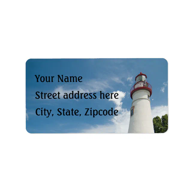 Marblehead Lighthouse Label | Zazzle